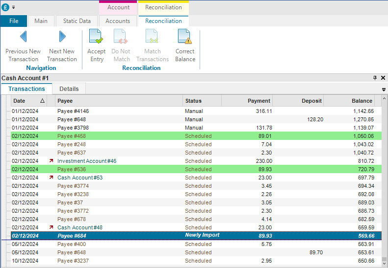 Maxim Money - Personal Finance software for Windows