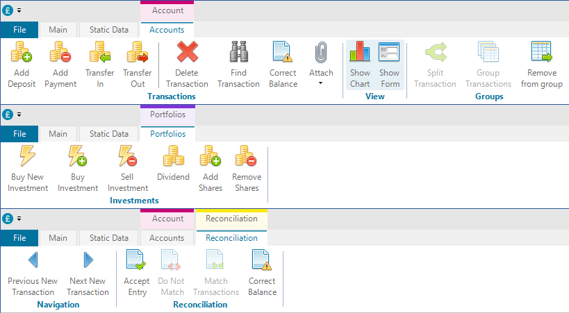 Maxim Money - Personal Finance software for Windows
